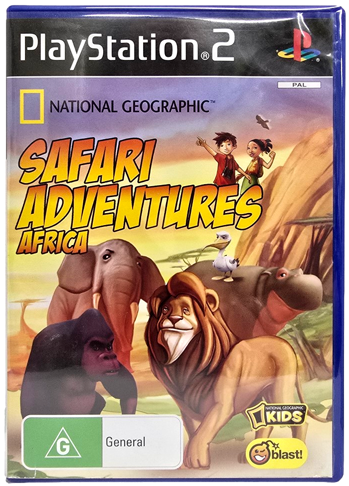 National Geographic's Safari Adventure Africa PS2 PAL *Complete* (Preo
