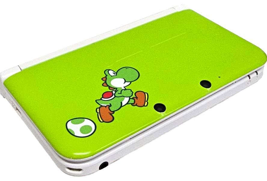 Genuine Yoshi Nintendo 3DS XL Console + USB Charger (Preowned)