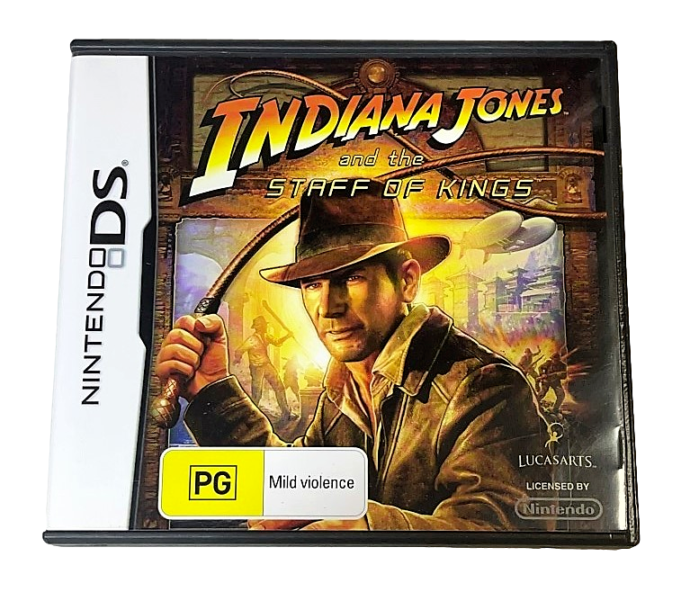 Indiana Jones and the Staff of Kings Nintendo DS 2DS 3DS Game *Complet