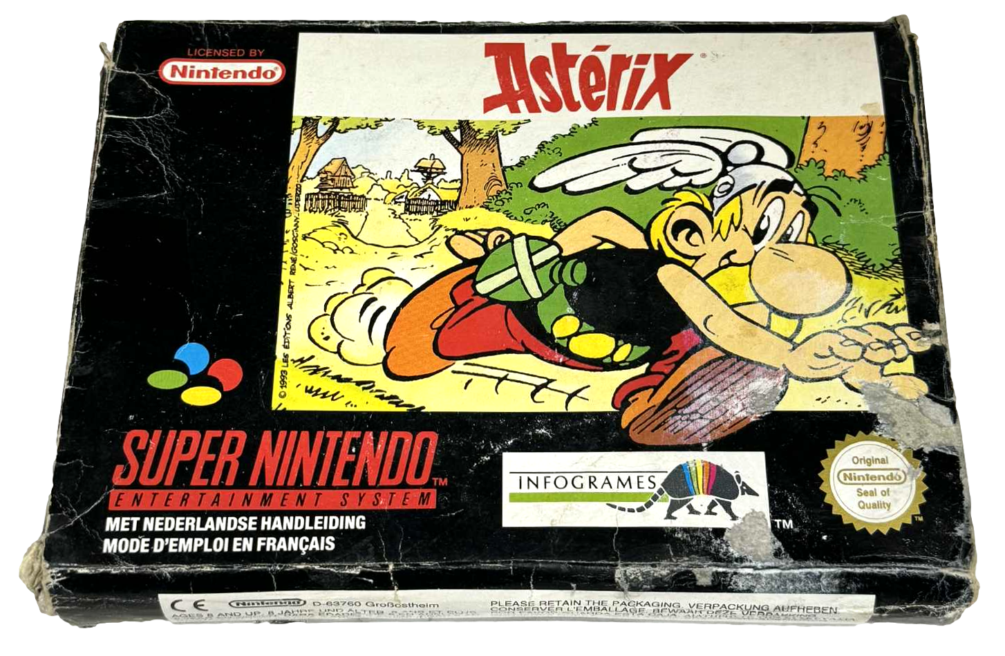 Asterix Nintendo SNES Boxed PAL *Complete*