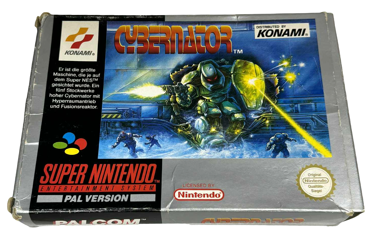 Cybernator Super Nintendo SNES Boxed *No Manual* PAL (Preowned)