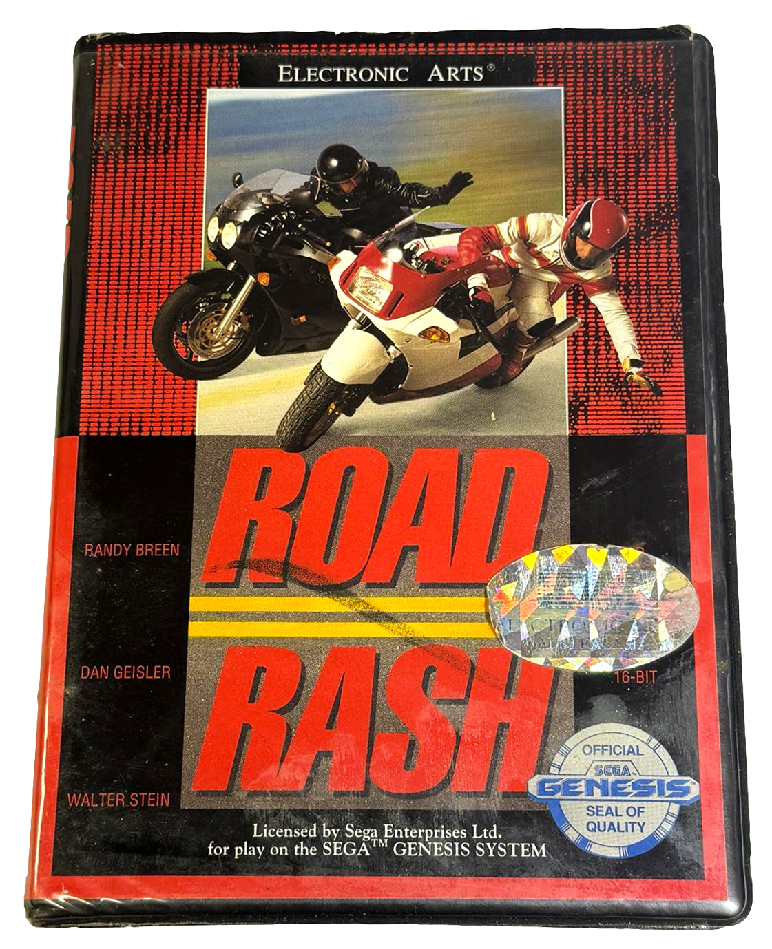 Road Rash Sega Mega Drive PAL *No Manual* #1 Clam Shell (Preowned)