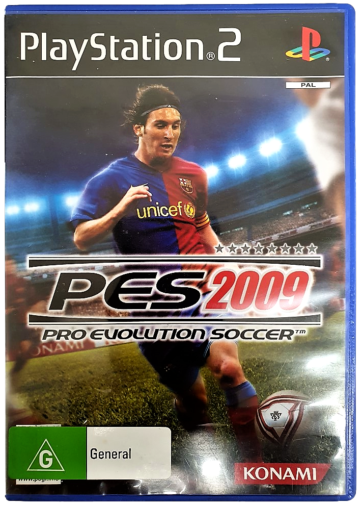 PES 2009 Pro Evolution Soccer PS2 PAL *Complete* (Pre-Owned)