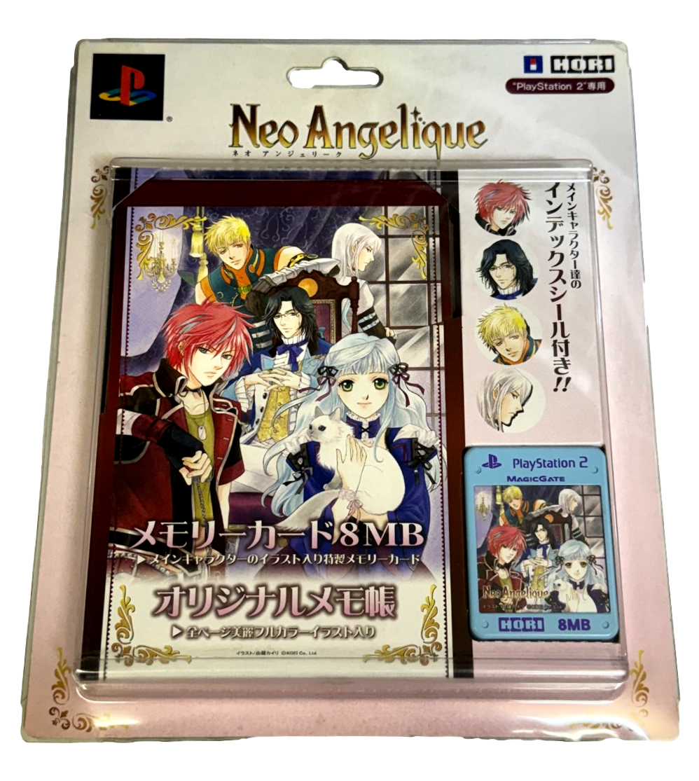 Neo Angelique Hori Magic Gate PS2 Memory Card PlayStation 2 In Packagi