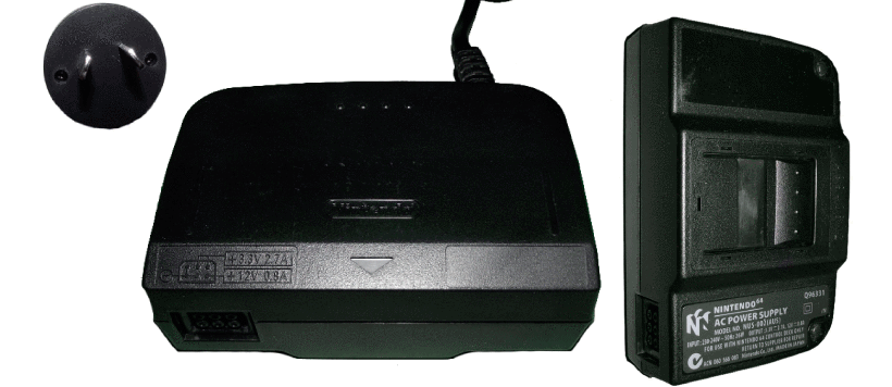 Genuine Nintendo 64 N64 Power Supply AU Plug (Preowned)