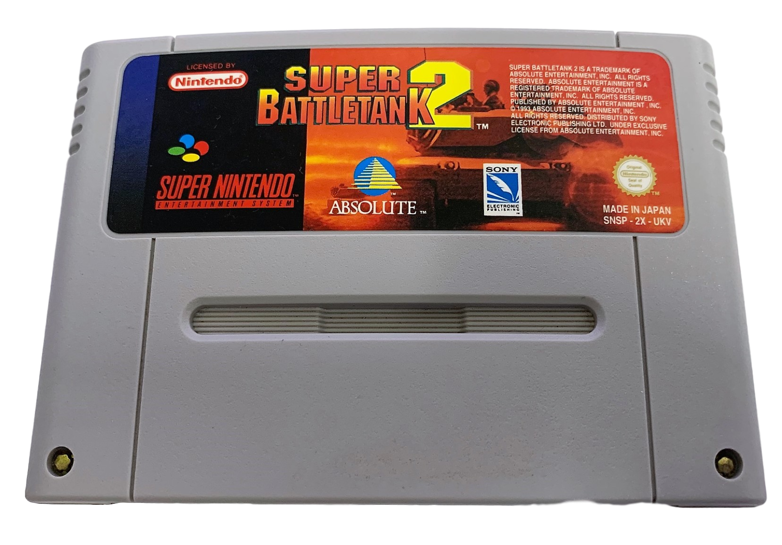 Super Battletank 2 Super Nintendo SNES PAL Tank (Preowned)