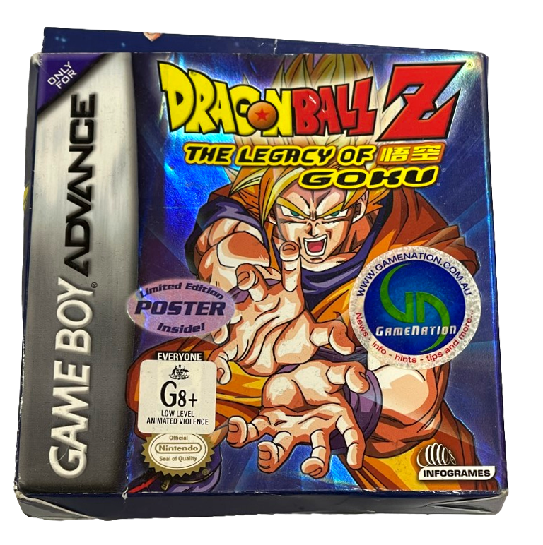 Dragonball Z The Legacy of Goku Nintendo Gameboy Advance GBA *Complete