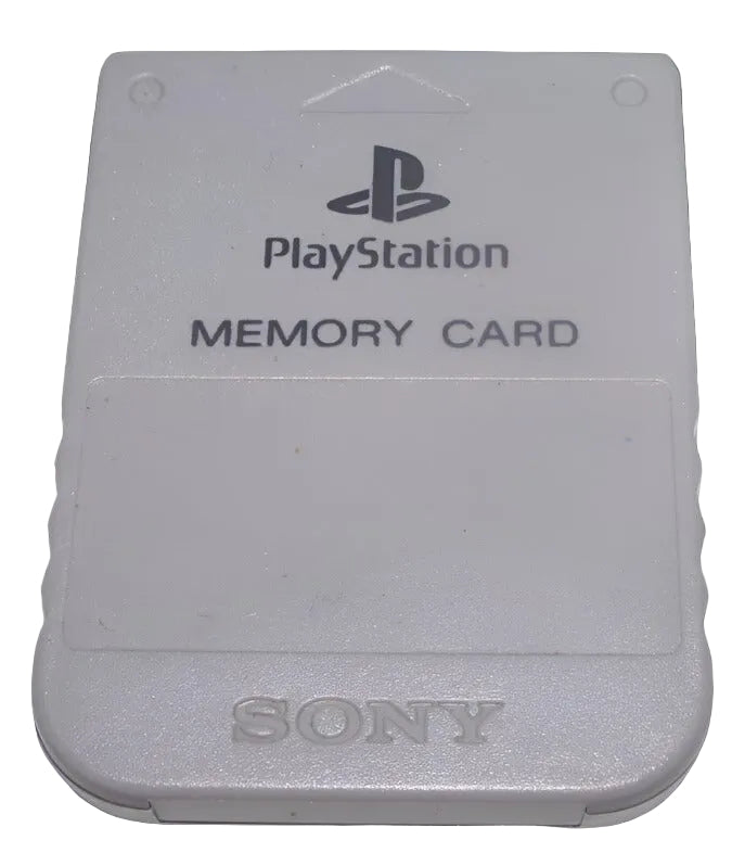 Genuine Sony Playstation 1 Memory Card 1MB Grey PS1 *Free Post NTSC PA