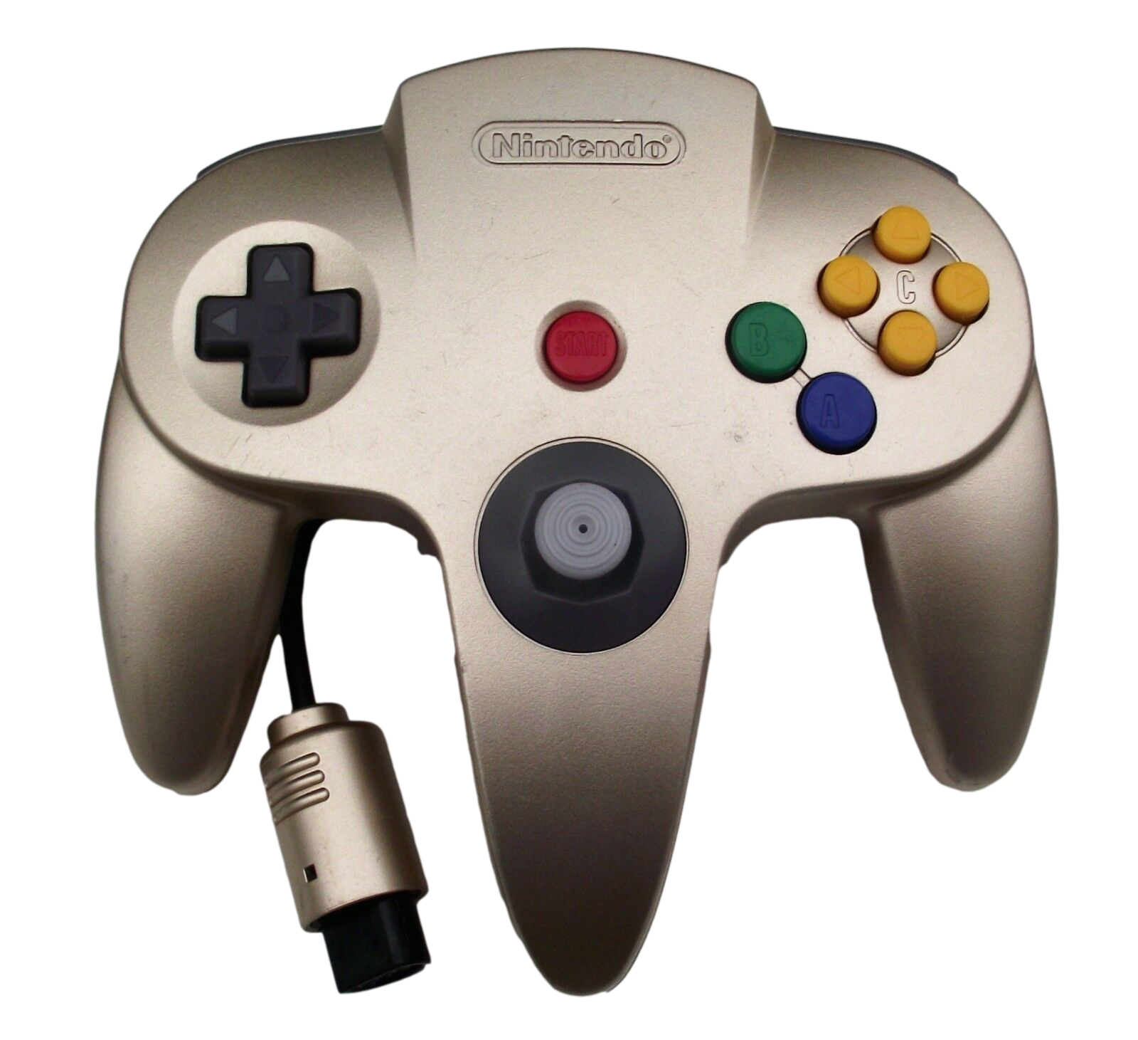Genuine Gold Nintendo 64 Controller Refurbed Toggle (Preowned)