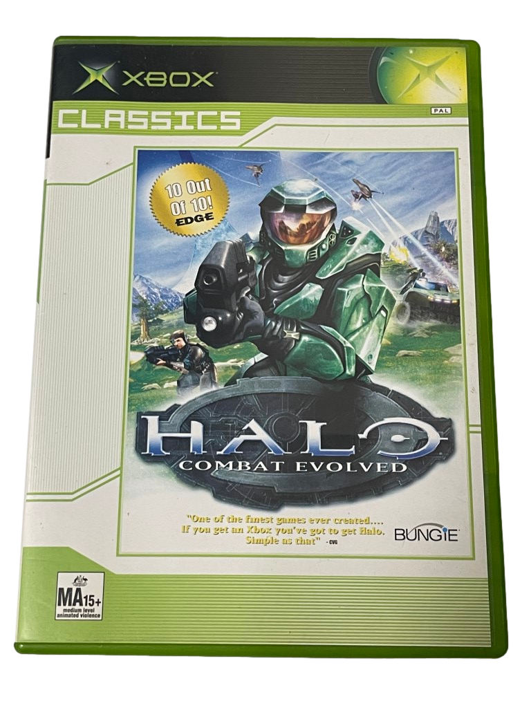 Halo Combat Evolved Xbox Original PAL (Classics) *Complete* (Pre-Owned