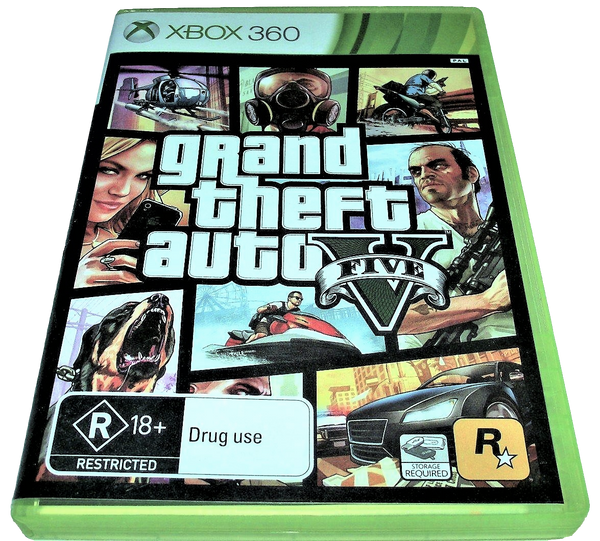 Grand Theft Auto V Five XBOX 360 PAL No Map Preowned